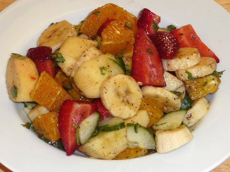 Fruit Chaat - Manjula's Kitchen - Indian Vegetarian Recipes