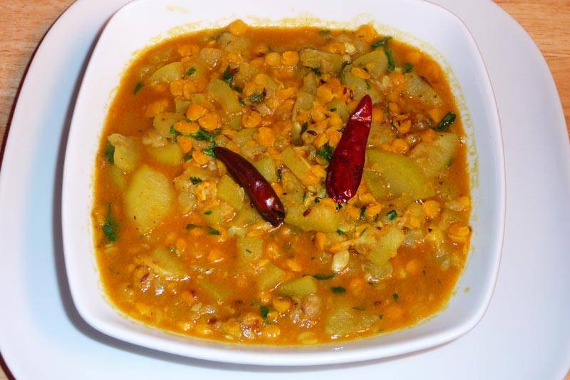 Laucki Chana Dal (Bottle Gourd, Ghiya, Doodhi) - Manjula's Kitchen ...