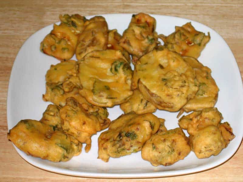 Vegetable Pakoras - Manjula's Kitchen - Indian Vegetarian Recipes